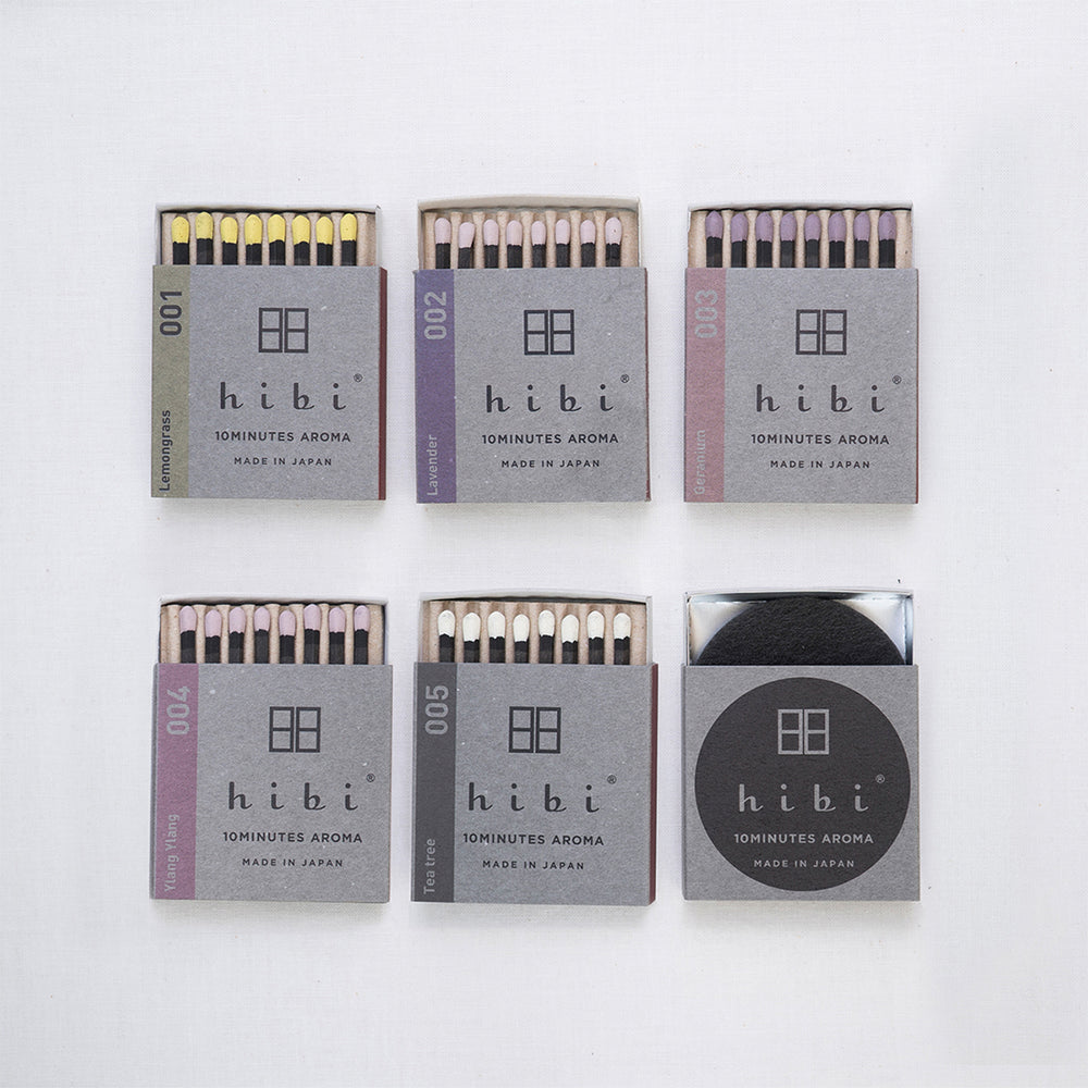 5種の香り ギフトボックス（袋選択/メッセージカード付）｜hibi ONLINE STORE（ヒビオンラインストア）